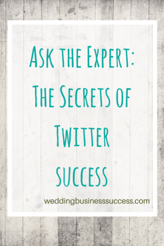 Expert Interview: Secrets of Twitter Success – Wedding Business Success